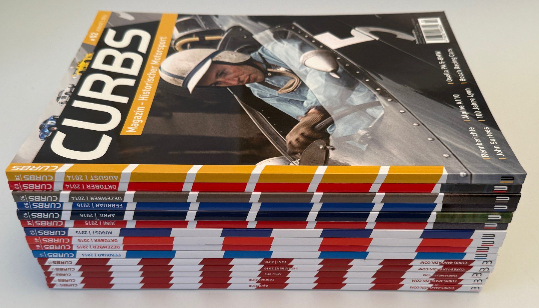 CURBS – 15 Automobil Klassik Rennsport Magazine 2014 - 2018 (Gebraucht ...