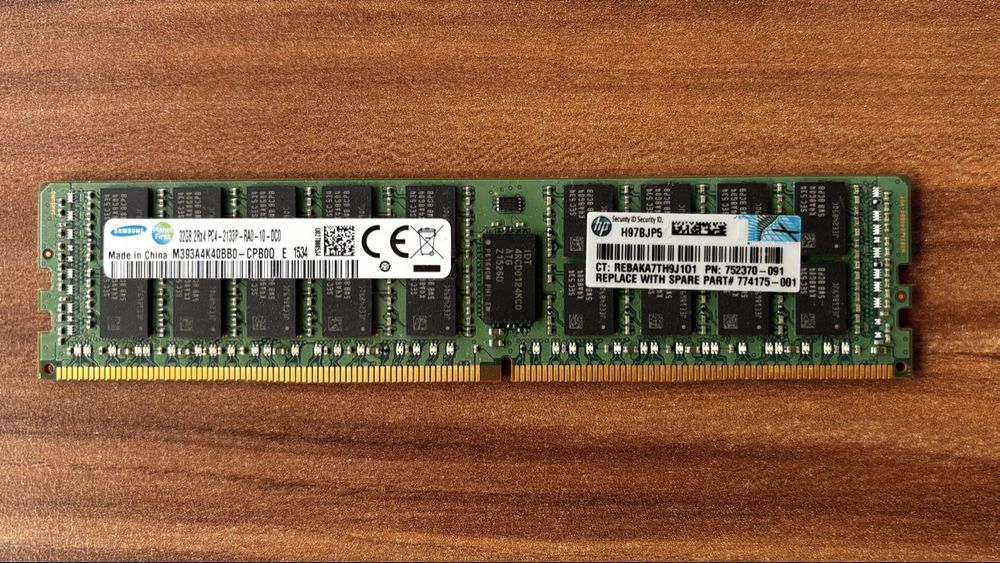 Samsung RAM 32GB DDR4 PC4-2133 ECC RDIMM (D'occasion) à St-Légier ...
