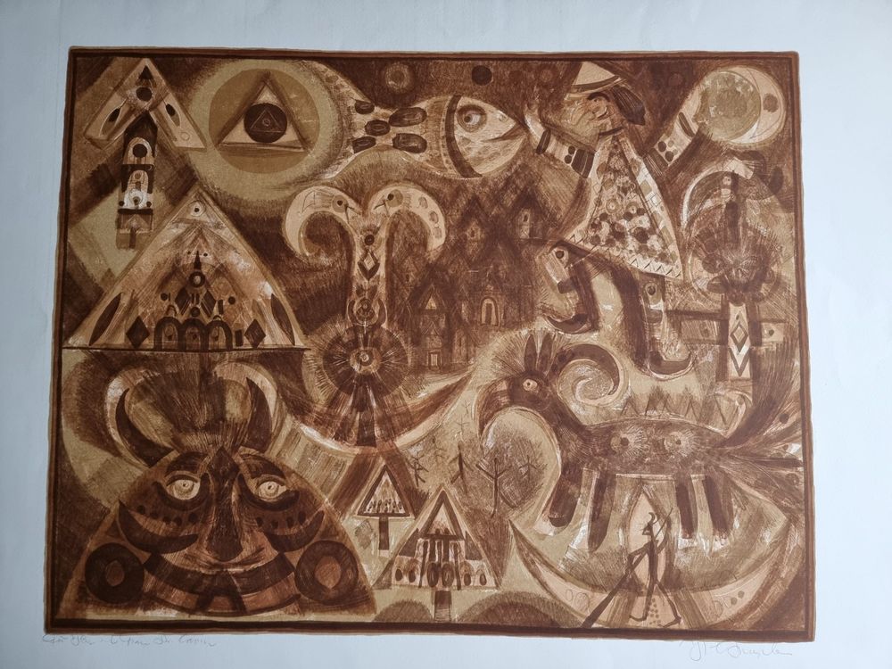 Strupler, Hans Rudolf (1935 Zürich, † 2015 Zürich) LITHO. (Gebraucht ...