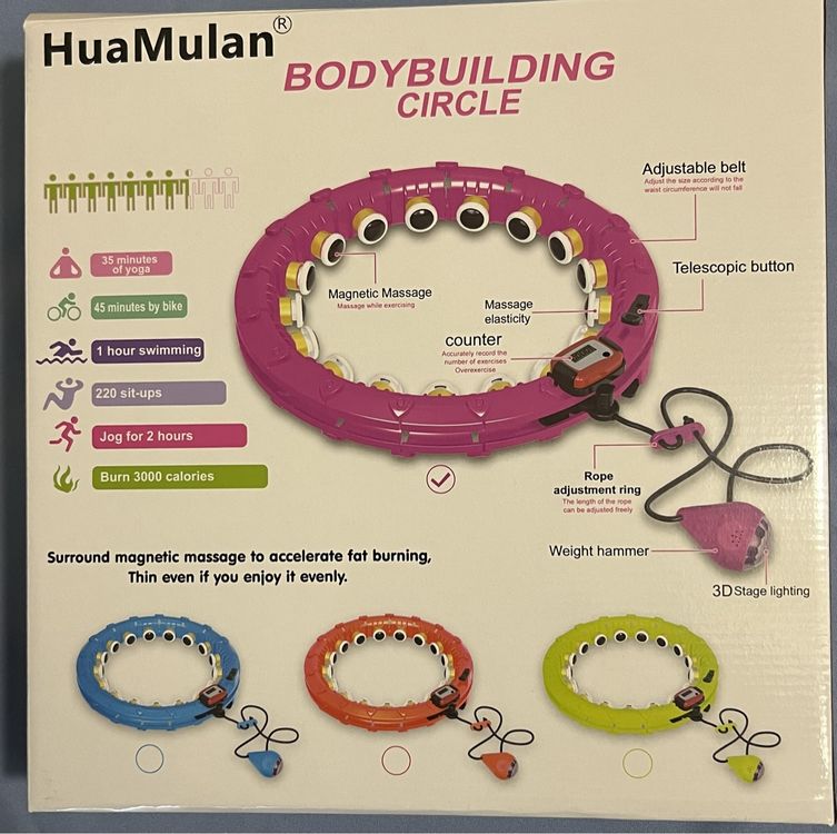 Hula Hoop Reifen, Fitnesskreis, Smart Counting, 3D (Neu (gemäss ...