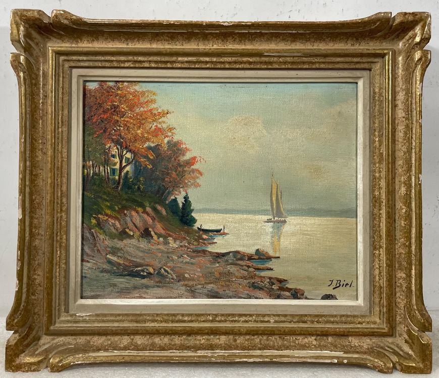 Joseph Biel (1891-1943) Gemälde - Küsten Szene (Gebraucht) in Root für ...