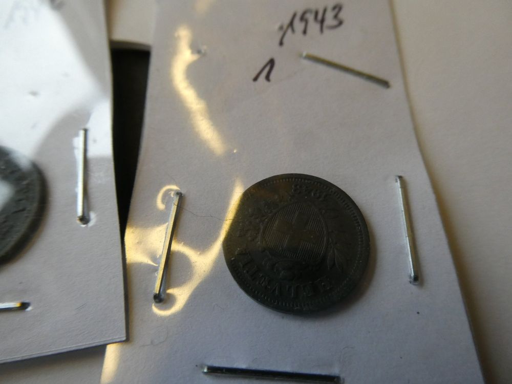 Schweiz, Konvolut alte 1- und 2-Räppler 1942-46 (Gebraucht) in ...