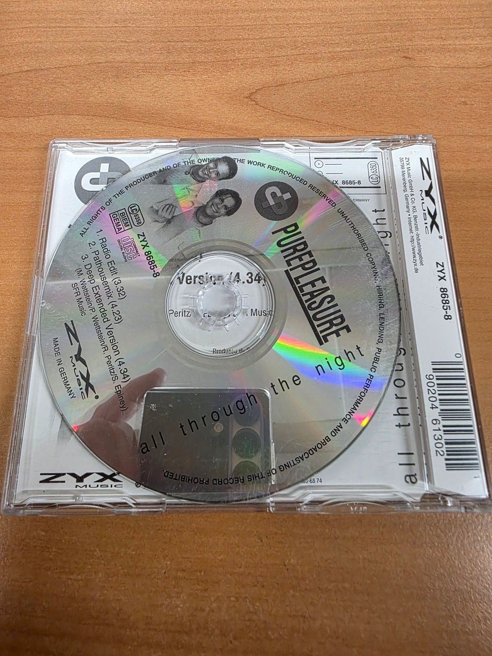CD Single - Pure Pleasure – All Through The Night (Gebraucht) in ...