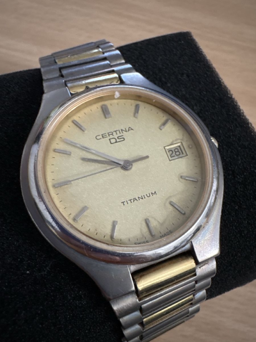 Certina DS Vintage Titane, Élégante et rare, montre homme. (Gebraucht ...
