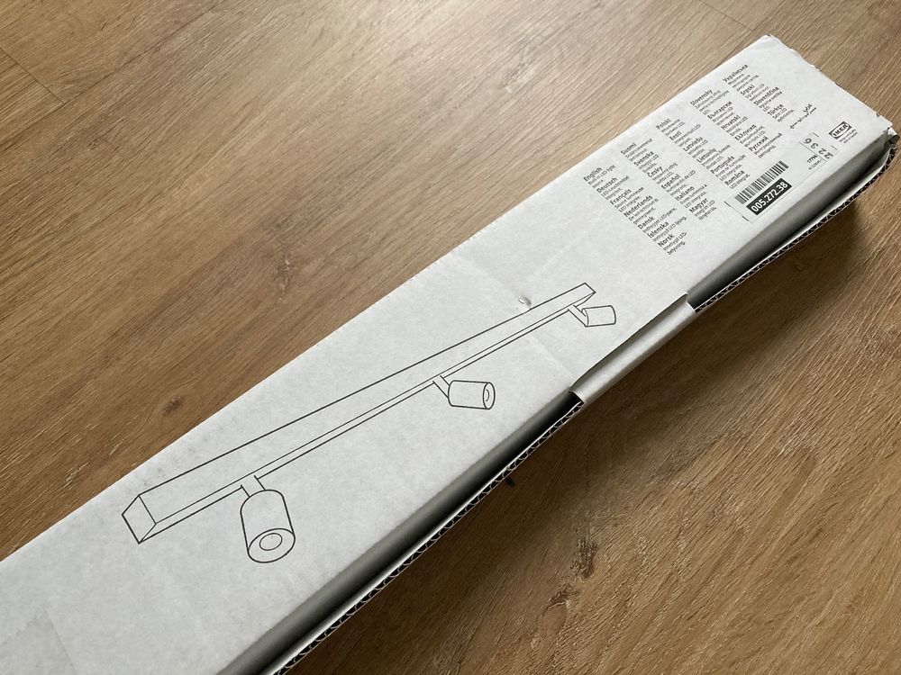Deckenlampe, 3 Spots, IKEA BÄVE, originalverpakt, Weiss | Kaufen auf ...