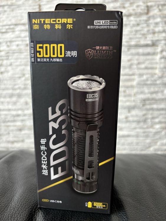 Nitecore EDC35 inkl 6000mAh Akku Set (Neu und originalverpackt) in Arbon für CHF 69.9 – mit ...