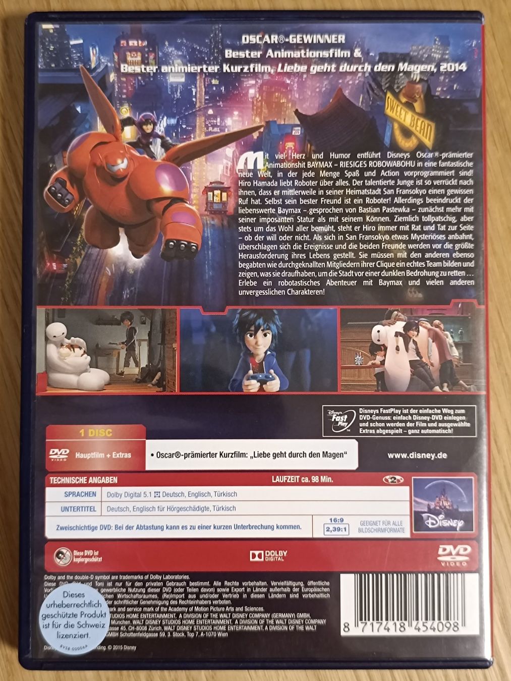 DVD - Baymax - riesiges Robuwabohu (Gebraucht) in Ibach für CHF 1 – mit ...