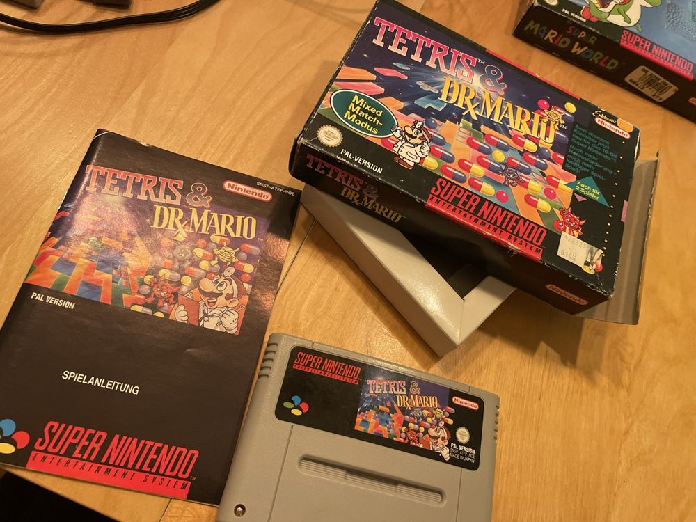 Tetris & Dr. Mario SNES mit OVP (Gebraucht) in Arnegg für CHF 43 – mit ...