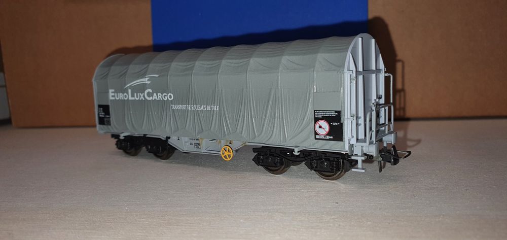 Roco 47442 - Shimmns Schiebeplanenwagen EuroLuxCargo H0 (GS) (Neu ...