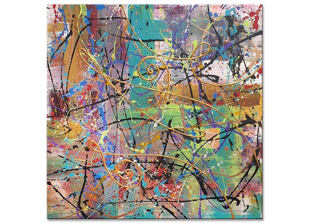 Original Kunst Galerie Gemälde "Shimmer" von Dieu (Neu (gemäss Beschreibung)) in Dresden für CHF ...