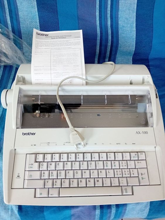 Schreibmaschine Brother AX-100 (Neu (gemäss Beschreibung)) in Muralto für CHF 50 – mit Lieferung ...