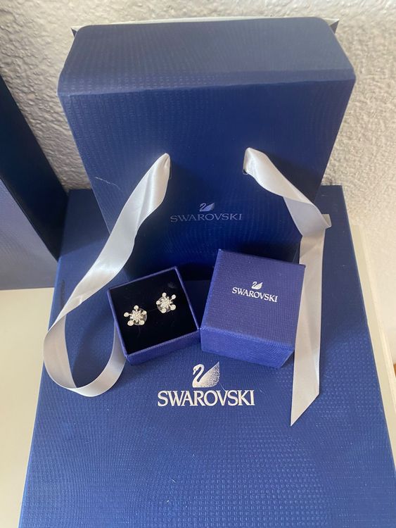 Swarovski Ohrringe sterne, neu & original mit box (Neu (gemäss Beschreibung)) in Kirchleerau für ...