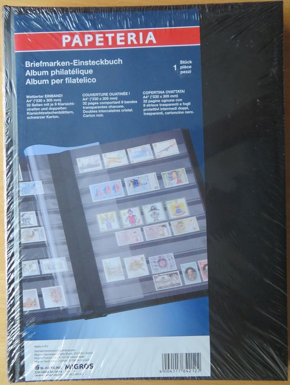Briefmarkenalbum neu und originalverpackt, 32 Seiten, A4 | Kaufen auf Ricardo