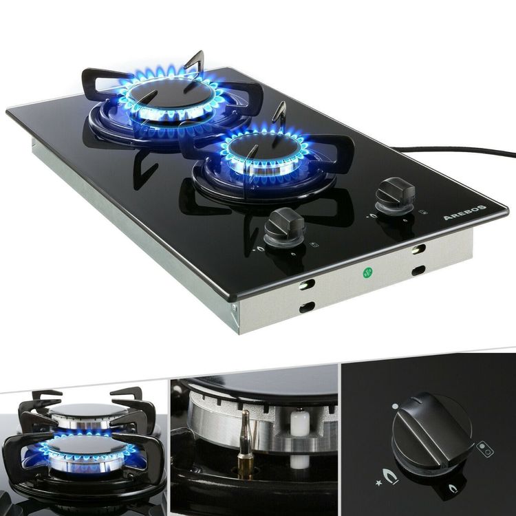 Table de Cuisson Gaz 2x Brûleurs | Vitro (Neu und originalverpackt) in ...