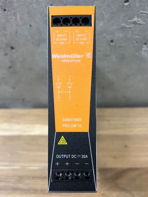 Diodenmodul (Stromversorgung) Weidmüller PRO DM 10 2 × 12 A (Neu ...