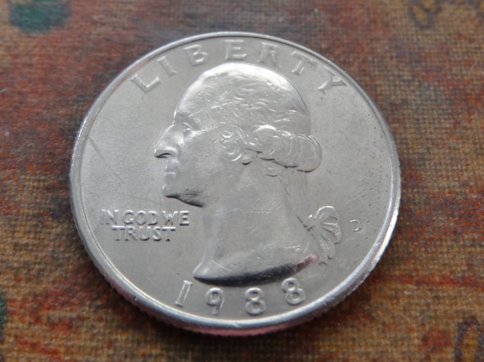 USA Quarter Dollar 1988 (D'occasion) à Romanel-sur-Lausanne pour CHF 0. ...