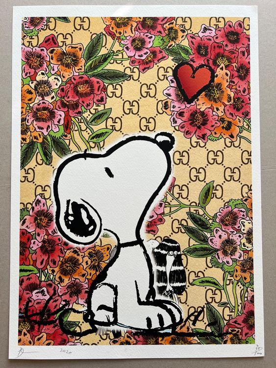 DEATH NYC « Floral Gucci Snoopy » 35/100 (Neu (gemäss Beschreibung)) in ...