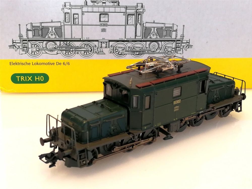 TRIX De 6/6 15302 grün / DC (Neu (gemäss Beschreibung)) in Bützberg für ...