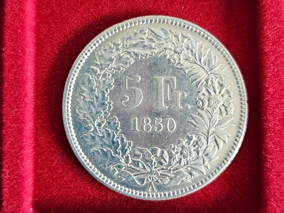 5.- Franken 1850 (Gebraucht) in Unterterzen für CHF 440 – mit Lieferung auf Ricardo kaufen