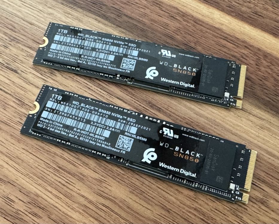 2x Western Digital Black SN850 NVMe SSD (Gebraucht) in Sion für CHF 100 ...