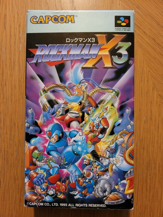 Megaman X3 / Rockman X3 mit Box SNES Super Famicom Jap. | Kaufen auf ...