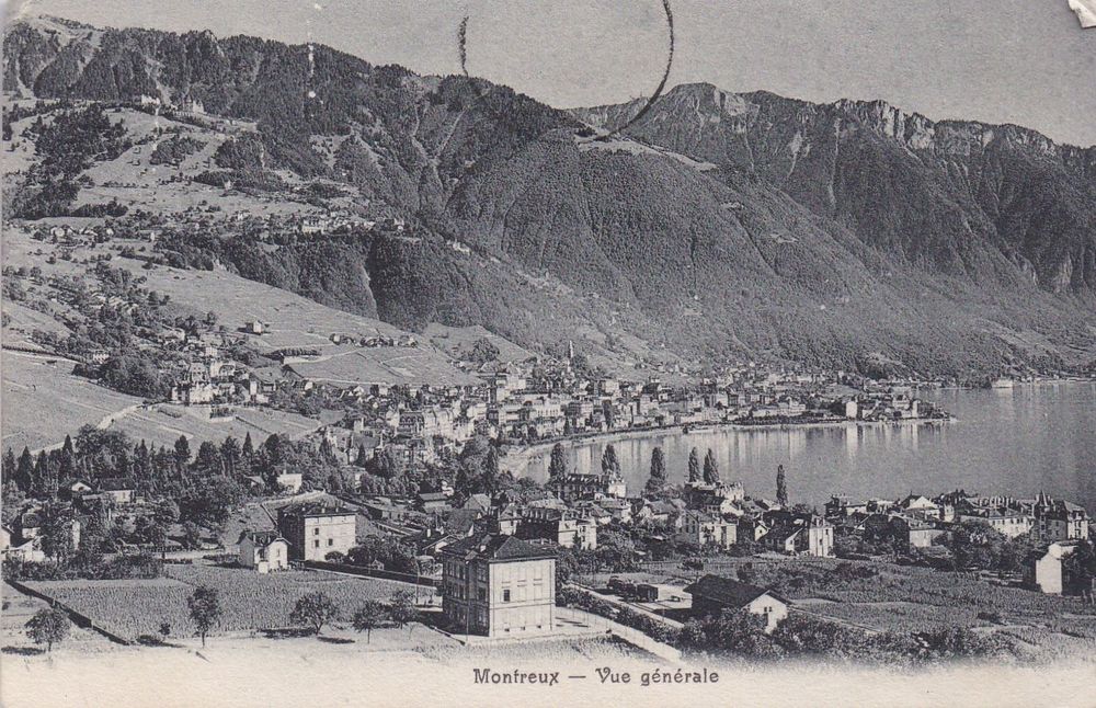 MONTREUX - Vue générale 1909 (H8 (Gebraucht) in Ruggell für CHF 0.5 – mit Lieferung auf Ricardo ...