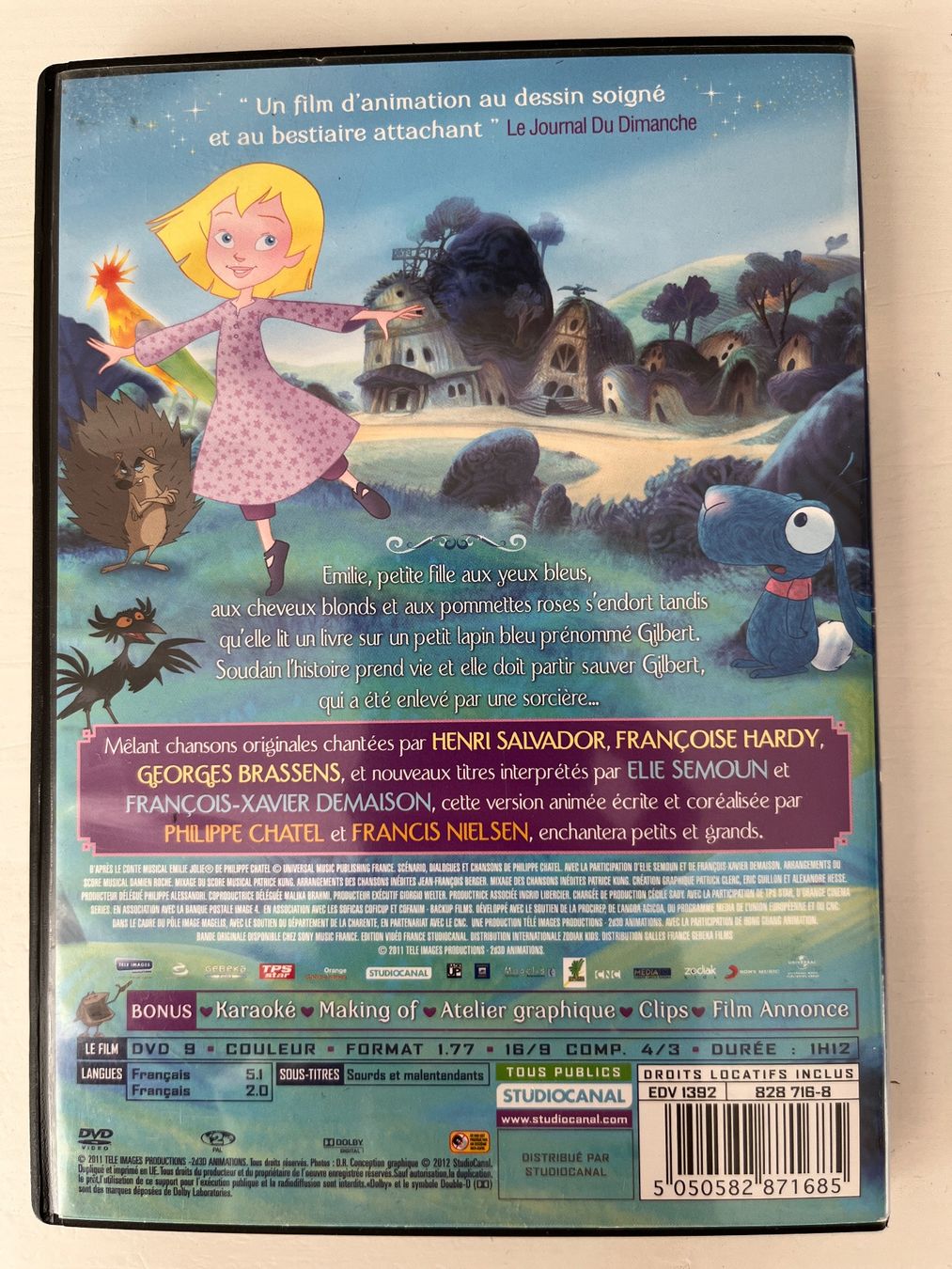 Émilie Jolie (FR) DVD 📀 (Neu (gemäss Beschreibung)) in Sierre für CHF 4 ...