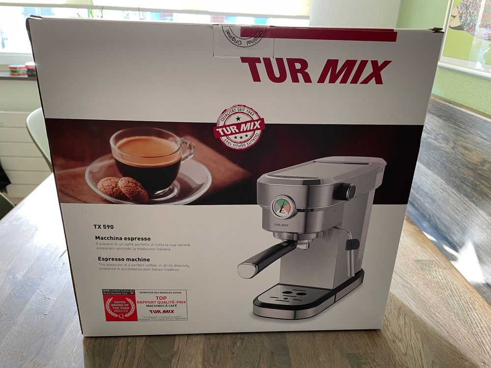 Turmix TX 590 Espresso Maschine Neu mit Garantie 22Monate (Gebraucht ...