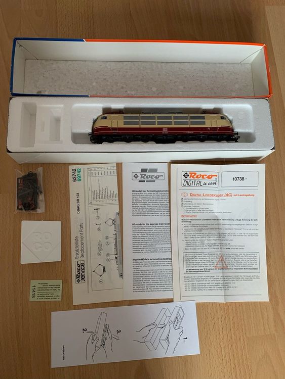 ROCO 69742 H0/AC DB-AG 103 132-7 TEE-Look in OVP | Kaufen auf Ricardo