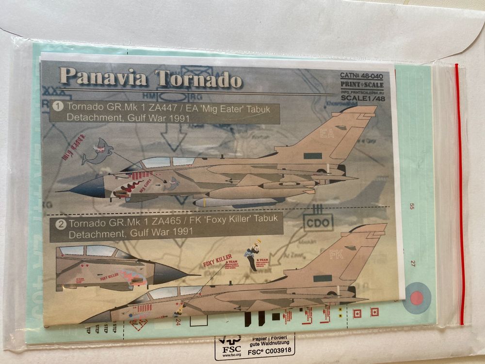 1/48 PANAVIA TORNADO PART 1 DECALS | Kaufen auf Ricardo