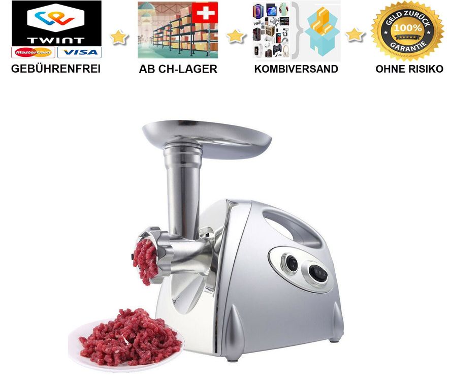 Fleischwolf Zerkleinerer Wurstaufsatz Fleischmaschine (Neu und originalverpackt) in Buchs SG für ...