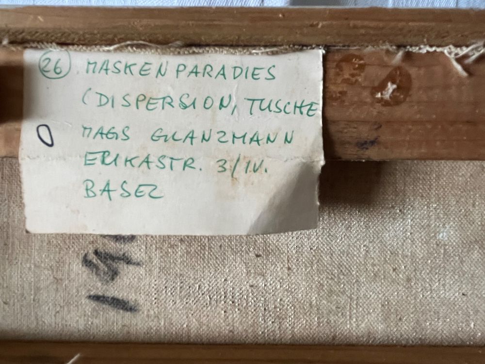 Mags Glanzmann, der in Basel geborene Künstler Max Glanzmann (Gebraucht ...