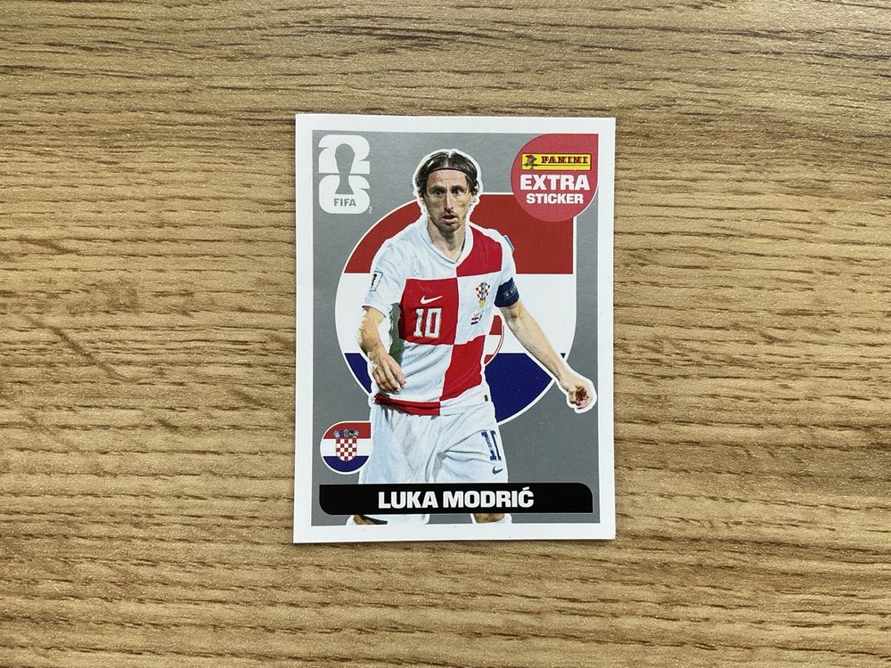 Panini WM 2026 Silberner Extra Sticker Luka Modric, 1 Stk (Neu (gemäss ...