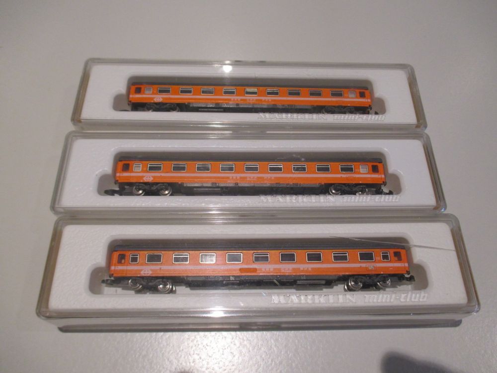 StarRecordsGmbH: Märklin 3 × 8741 SBB-PW Eurocity 1. Klasse | Kaufen ...