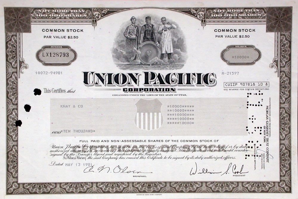Union Pacific Corporation - 1981 | Kaufen auf Ricardo