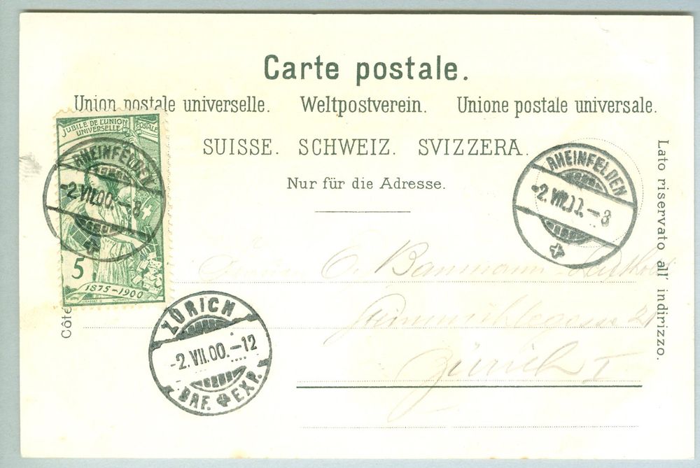 1900 Schweiz UPU | Kaufen auf Ricardo
