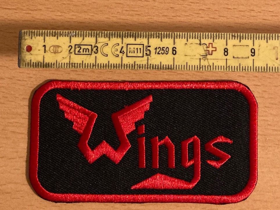 Wings Patch Sticker Aufnäher Metal Rock Band (Neu (gemäss Beschreibung ...