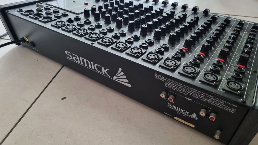 SAMICK SM-1200P ANALOGMIXER (VINTAGE-KLANG, 12-KANAL) (Gebraucht) in Solothurn für CHF 101 – mit ...