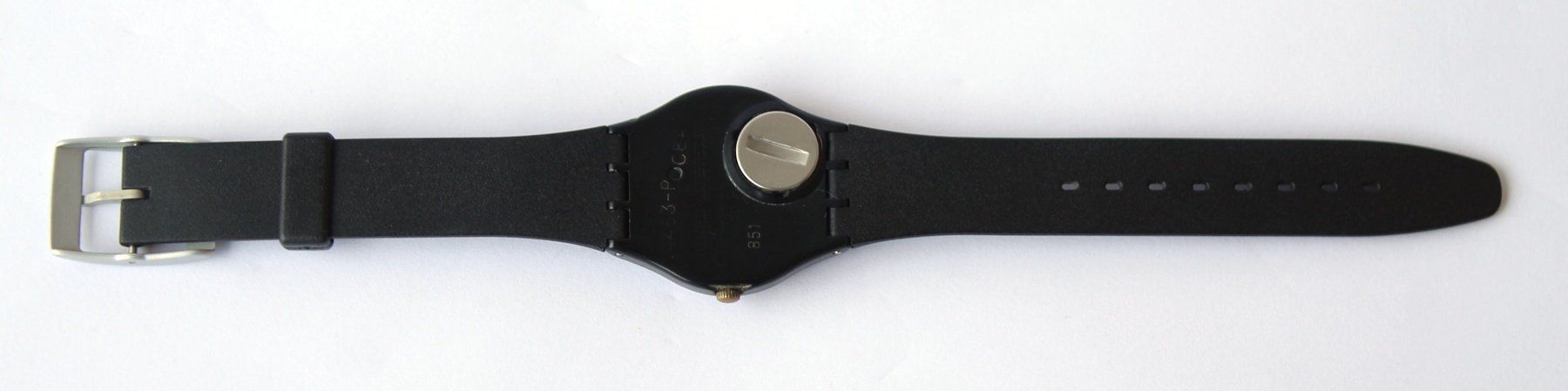 Swatch Gent Black Divers (GB704) Quartz Day Date 1984 (Defekt) in ...