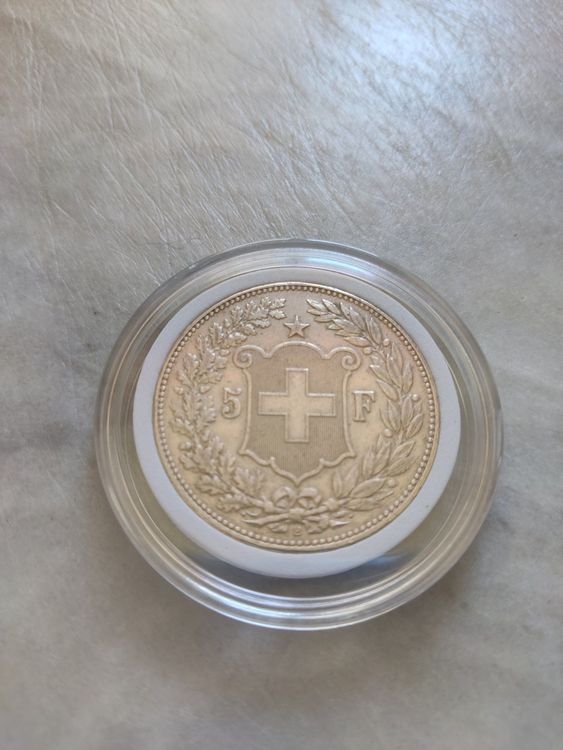 5 CHF 1907 Rare Bonne Qualité | Kaufen auf Ricardo