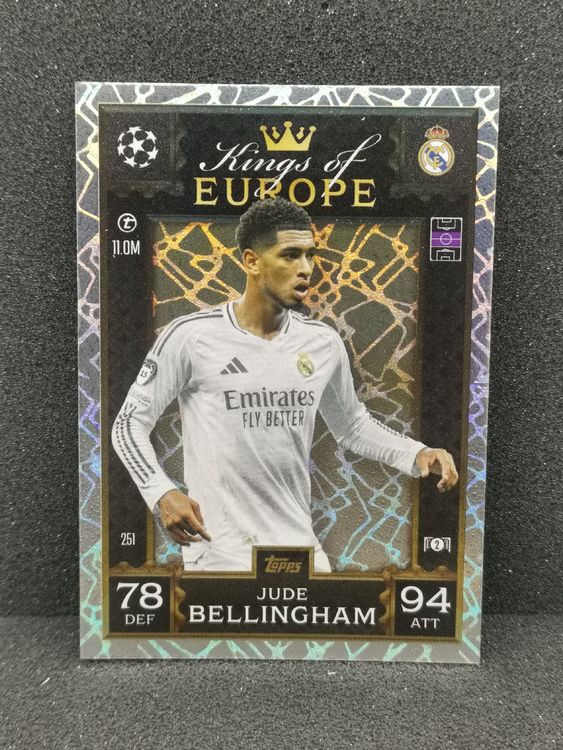 Match attax 2024/25 Extra Jude Bellingham Kings of Europe (Gebraucht ...