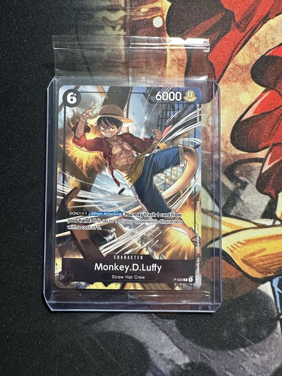 One Piece Card Monkey D. Luffy Promo sealed eng | Kaufen auf Ricardo