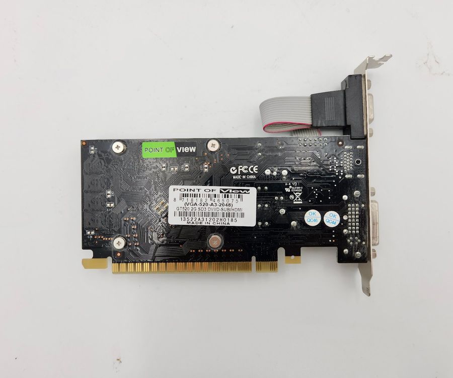 2GB Point of View GeForce GT 520 Aktiv PCIe 2.0 x16 (Gebraucht) in ...