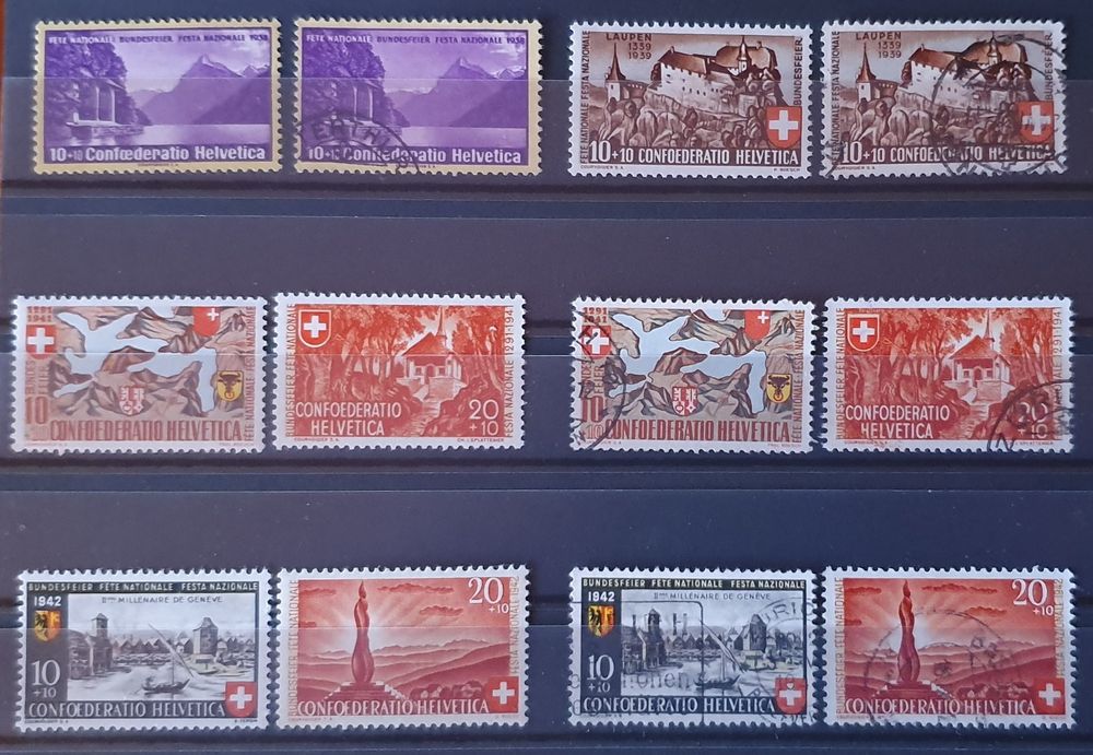 Pro Patria Sammlung ** und gestempelt | Kaufen auf Ricardo