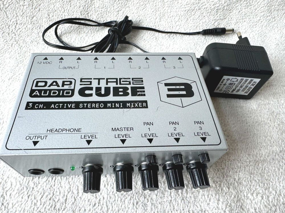 DAP Audio Stage Cube 3 active mini mixer stereo (Gebraucht) in Zürich für CHF 47 – mit Lieferung ...