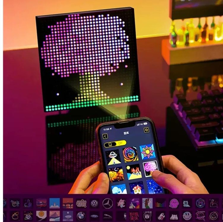 Smart LED Matrix Pixel Panel Lampe (Neu und originalverpackt) in ...