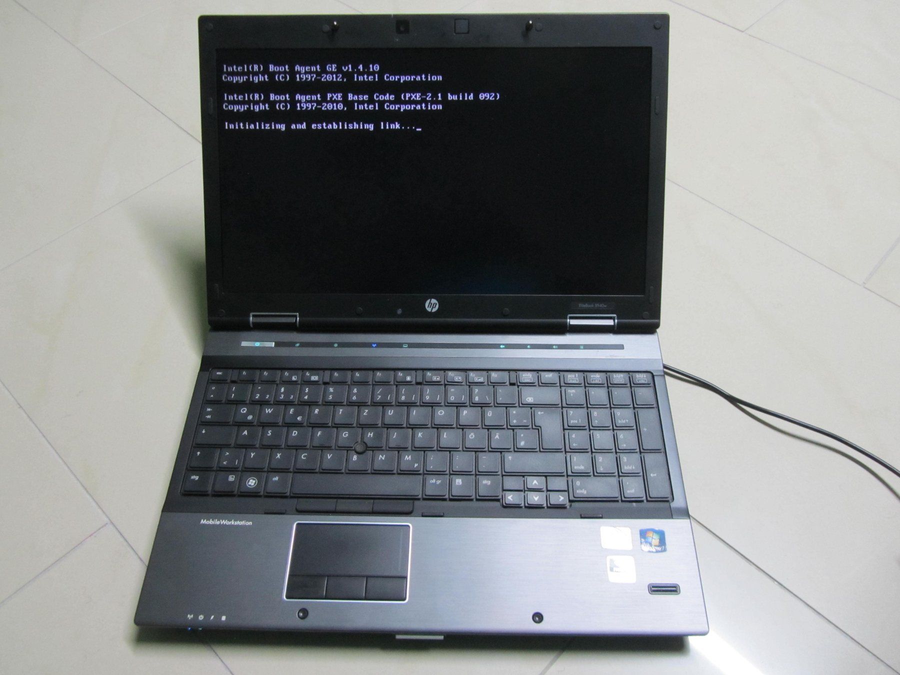 HP EliteBook 8540w Mobile Workstation (Defekt) in moosseedorf für CHF 1 ...