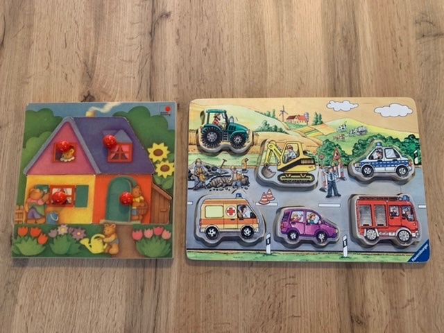 2 Holz-Puzzle für Kleinkinder | Kaufen auf Ricardo