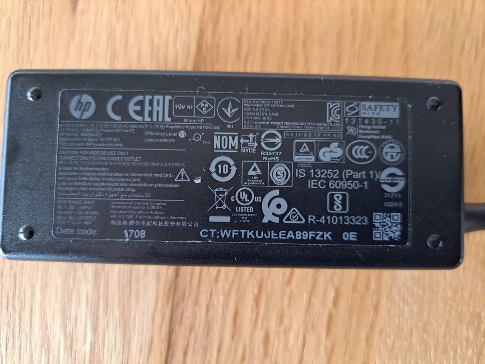 Netzkabel HP Laptop | Kaufen auf Ricardo