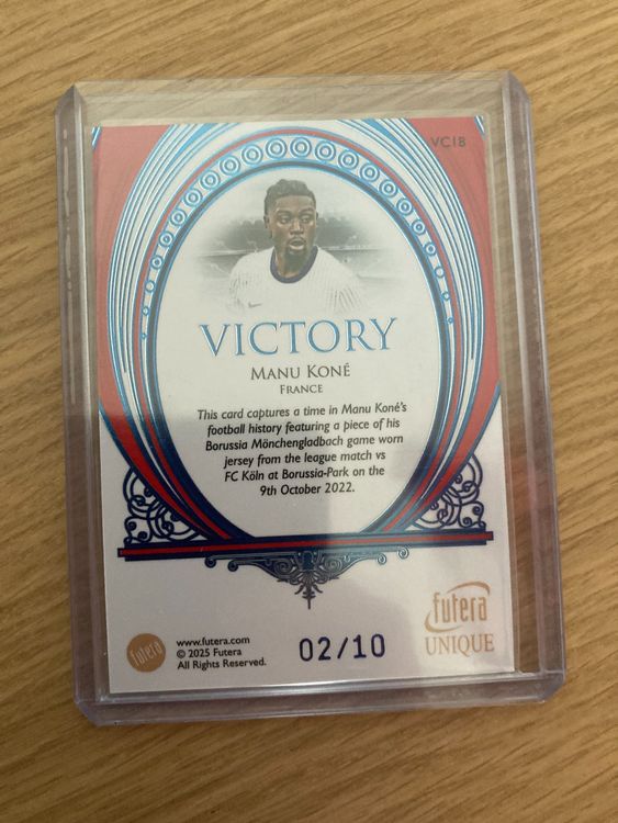 Futera Unique 2025 - Manu Koné Patch /10 (D'occasion) à La Tour-de ...